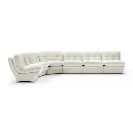 Carsons Mid Century Curved Modular Sectional Sofa | Combination 003