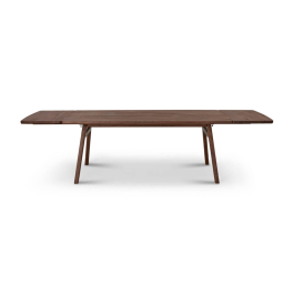 Eden Modern Extendable Walnut Wood Dining Table Large - Final Sale
