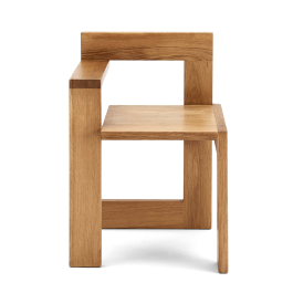 Gerrit Rietveld Steltman Deconstructivist Design Wood Accent Chair