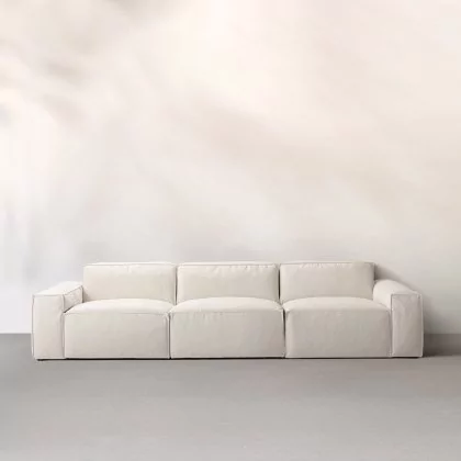 Oasis Modern Low Profile Sofa in Latex Collection