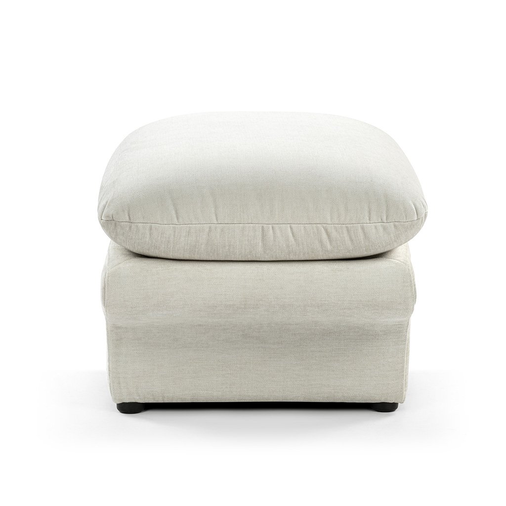 Carsons Mid Century Curved Modular Sectional Sofa | Ottoman