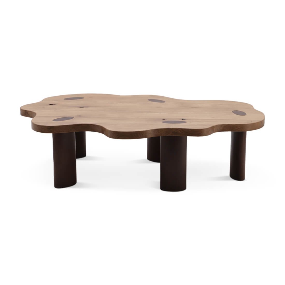 Amelie Wood Freeform Cloud Coffee Table Large