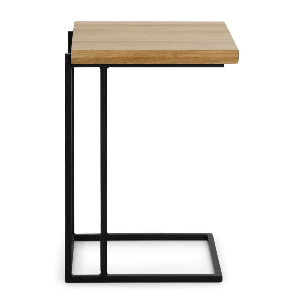 Luka Oak Wood Side Table