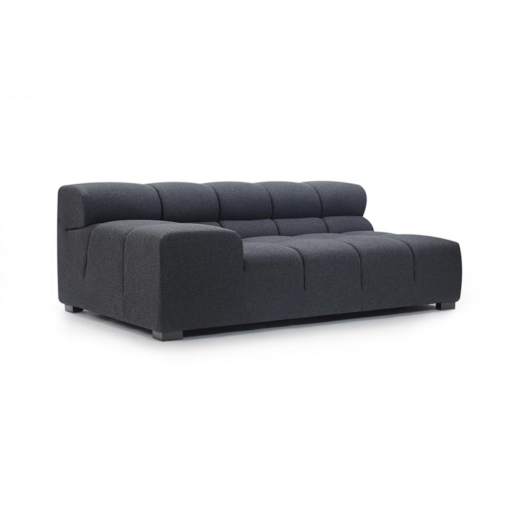 Tufted Sofa / TF016 Extra Large Right Armrest Classic Boucle-Snow ...